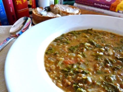 WW Lentil Swiss Chard Soup Recipe | Simple Nourished Living