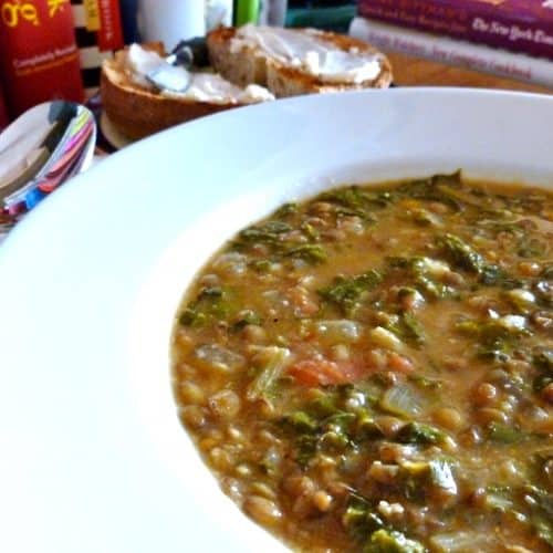 WW Lentil Swiss Chard Soup Recipe | Simple Nourished Living