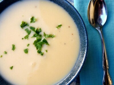 Light and Creamy Potato Soup Recipe | Simple Nourished Living