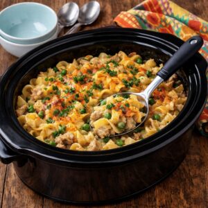 Slow Cooker Tuna Noodle Casserole | Simple Nourished Living