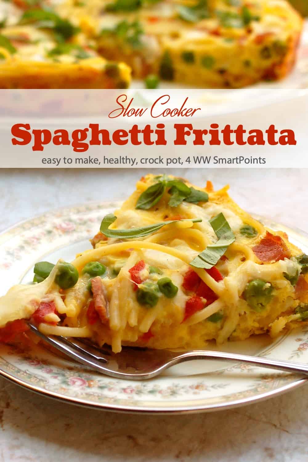 Slow Cooker Spaghetti Frittata Recipe - Simple Nourished Living