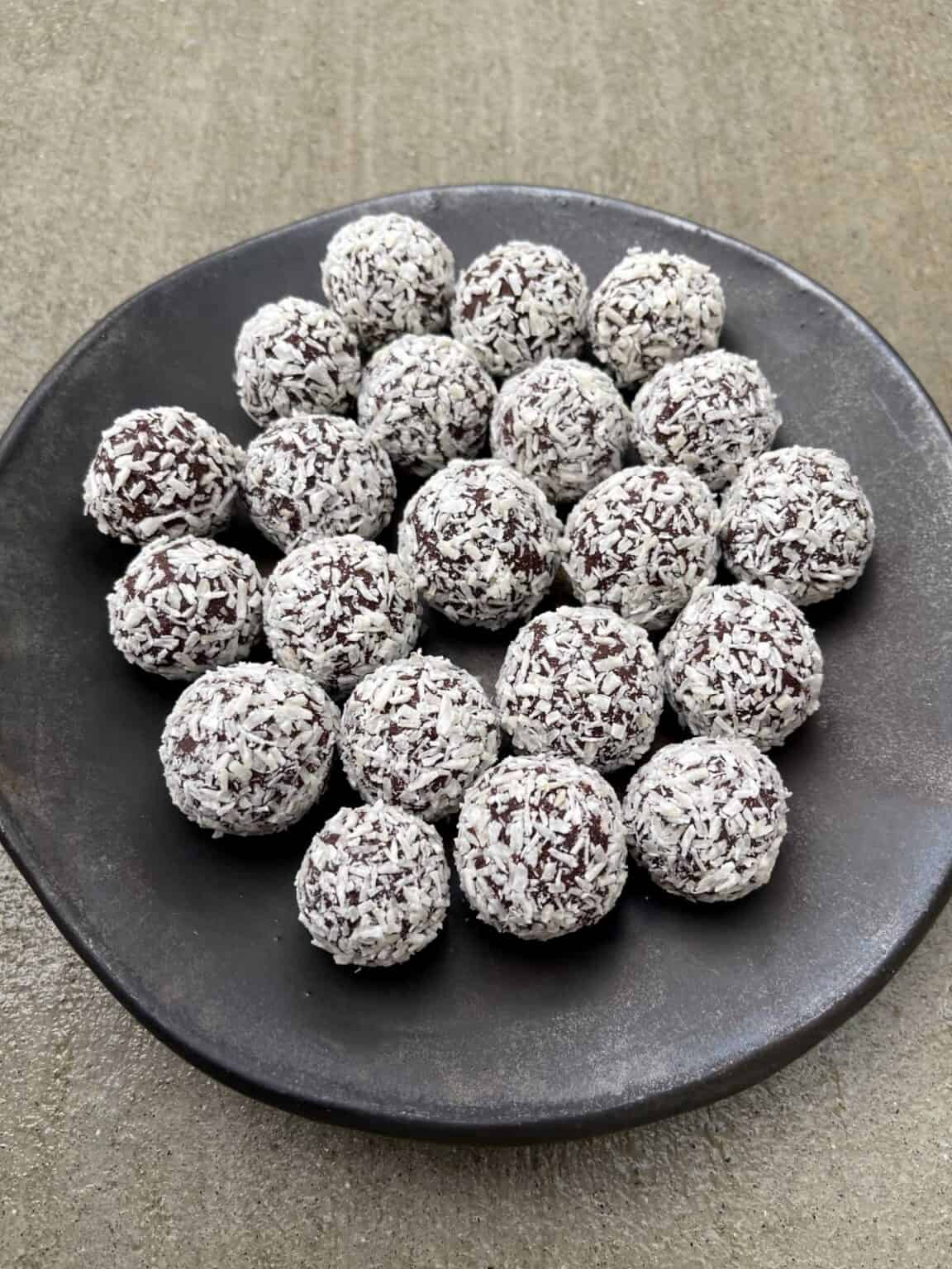 Chocolate Almond Coconut Truffles | Simple Nourished Living