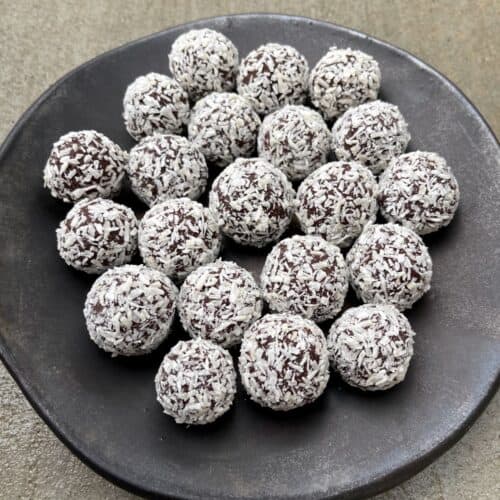 Chocolate Almond Coconut Truffles | Simple Nourished Living