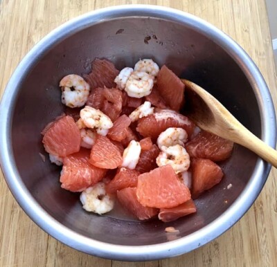 Easy Shrimp and Grapefruit Salad • Simple Nourished Living