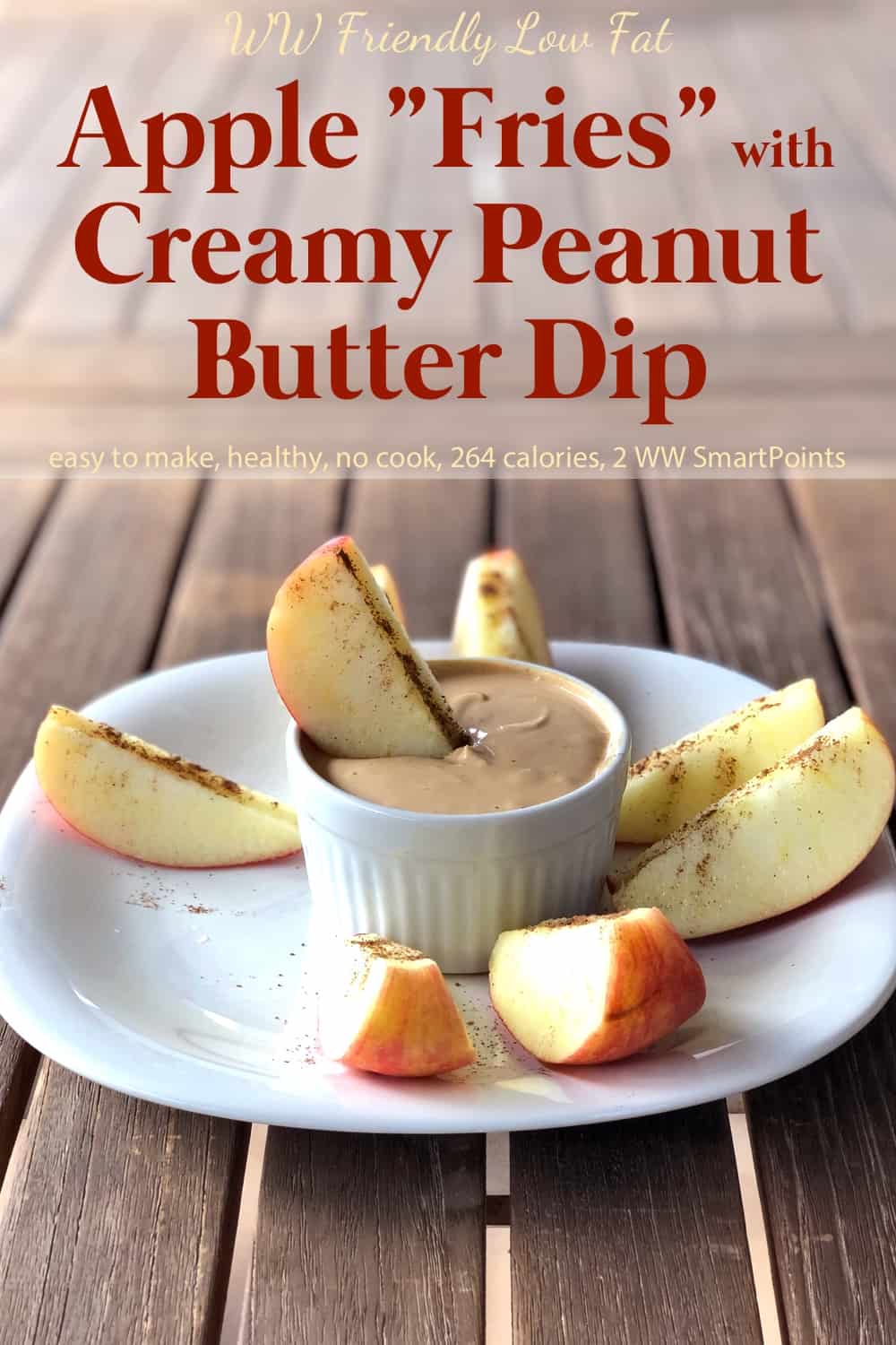 Apple "Fries" with Peanut Butter Dip | Simple Nourished Living