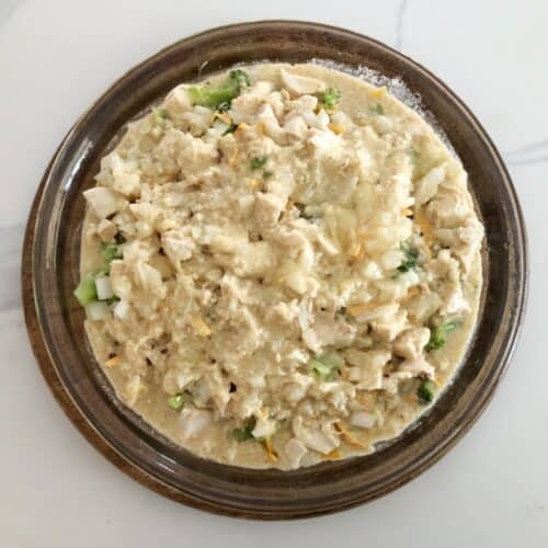 WW Friendly Impossibly Easy Chicken and Broccoli Pie | Simple Nourished ...