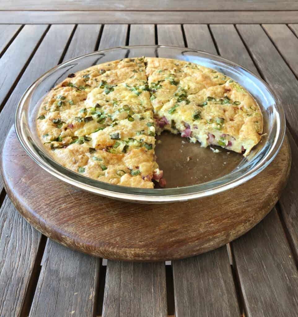 Impossibly Easy Ham & Swiss Pie Made Lighter • Simple Nourished Living