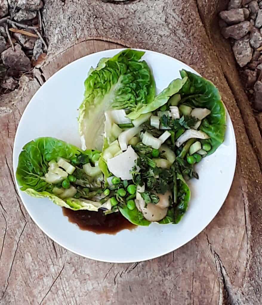 Crunchy Asian Green Salad • Simple Nourished Living