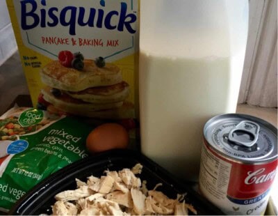 Bisquick Impossibly Easy Chicken Pot Pie | Simple Nourished Living