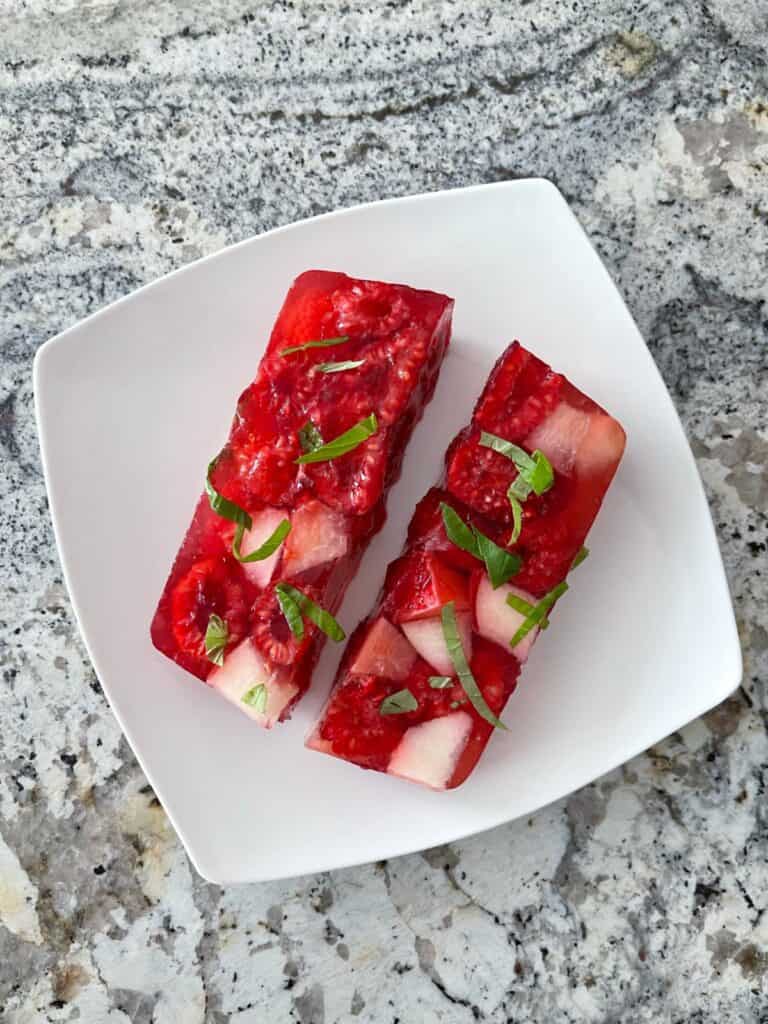 WW Raspberry Nectarine Terrine • Simple Nourished Living
