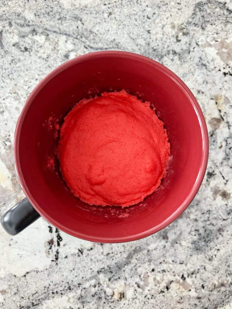 Microwave Mug Jell-o Cake • Simple Nourished Living
