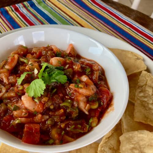 Easy Zesty Shrimp Salsa Recipe | Simple Nourished Living