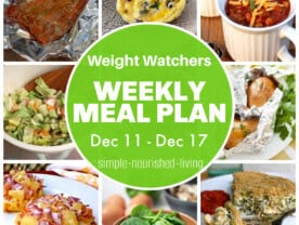 Weight Watchers Weekly Meal Plans and Menus with WW Points