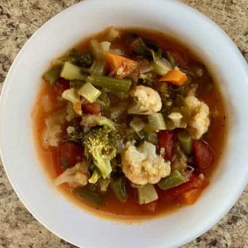 WW Zero Point Vegetable Soup Recipe | Simple Nourished Living