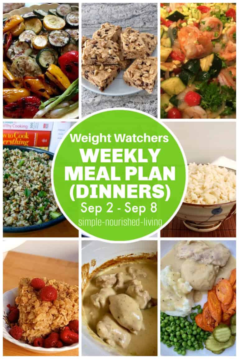 Weight Watchers Weekly Dinner Meal Ideas (Sep 2 - Sep 8) • Simple ...