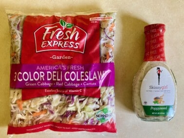 Skinny Girl 2-Ingredient WeightWatchers Coleslaw • Simple Nourished Living