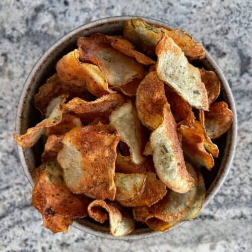 Homemade Crunchy Potato Chips | Simple Nourished Living