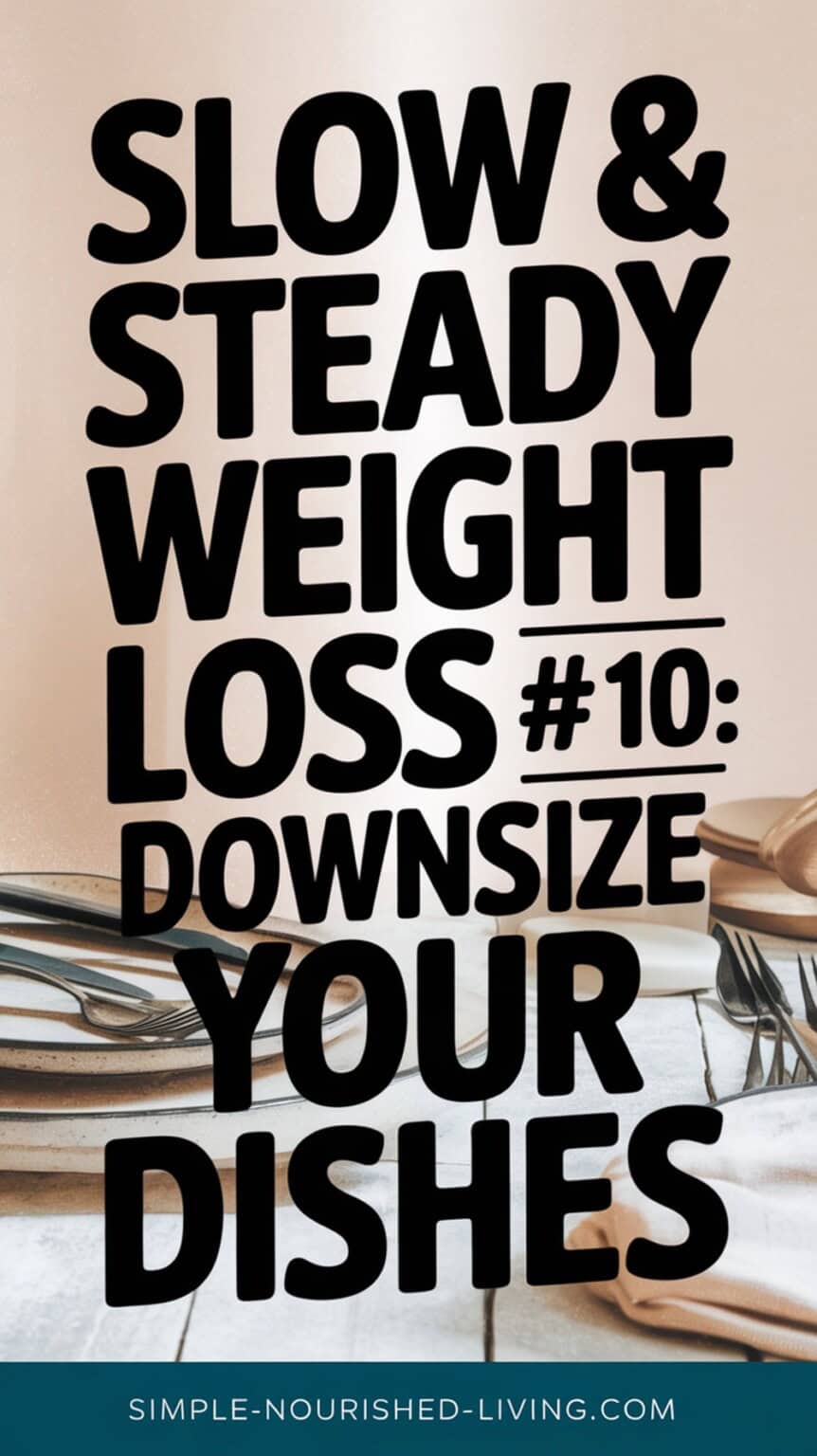 Slow & Steady Weight Loss Day 10: The Surprising Power of Downsizing ...