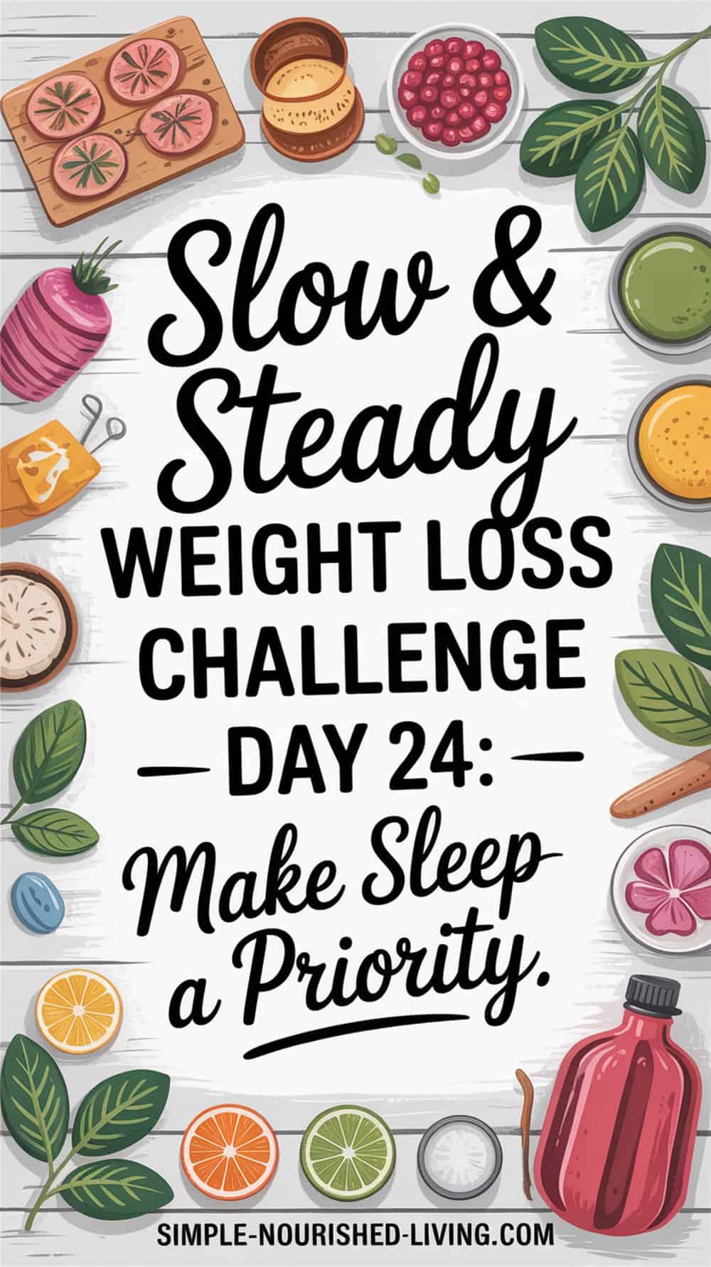 Day 24: Make Sleep a Priority | Slow & Steady Challenge