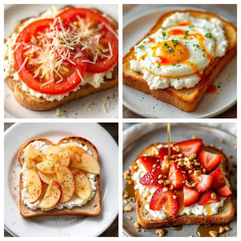Easy Cottage Cheese Toast Ideas (Sweet & Savory) • Simple Nourished Living